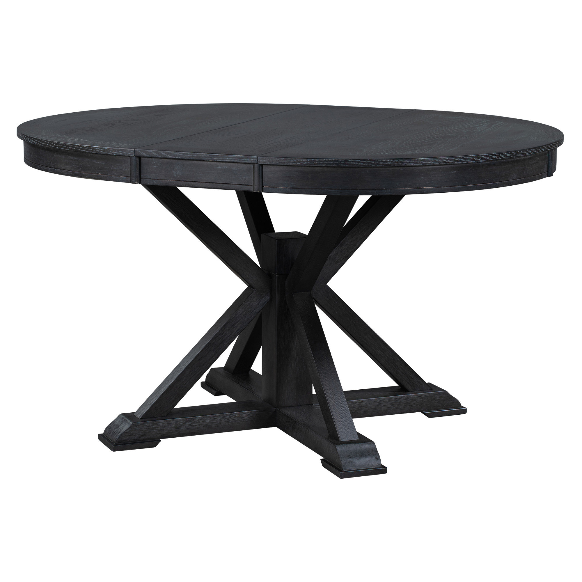 August Grove® Retro Functional Extendable Dining Table With A 12" Leaf ...