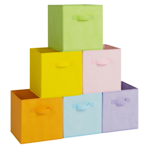 Latitude Run® 6 Pack Fabric Storage Cube & Reviews | Wayfair