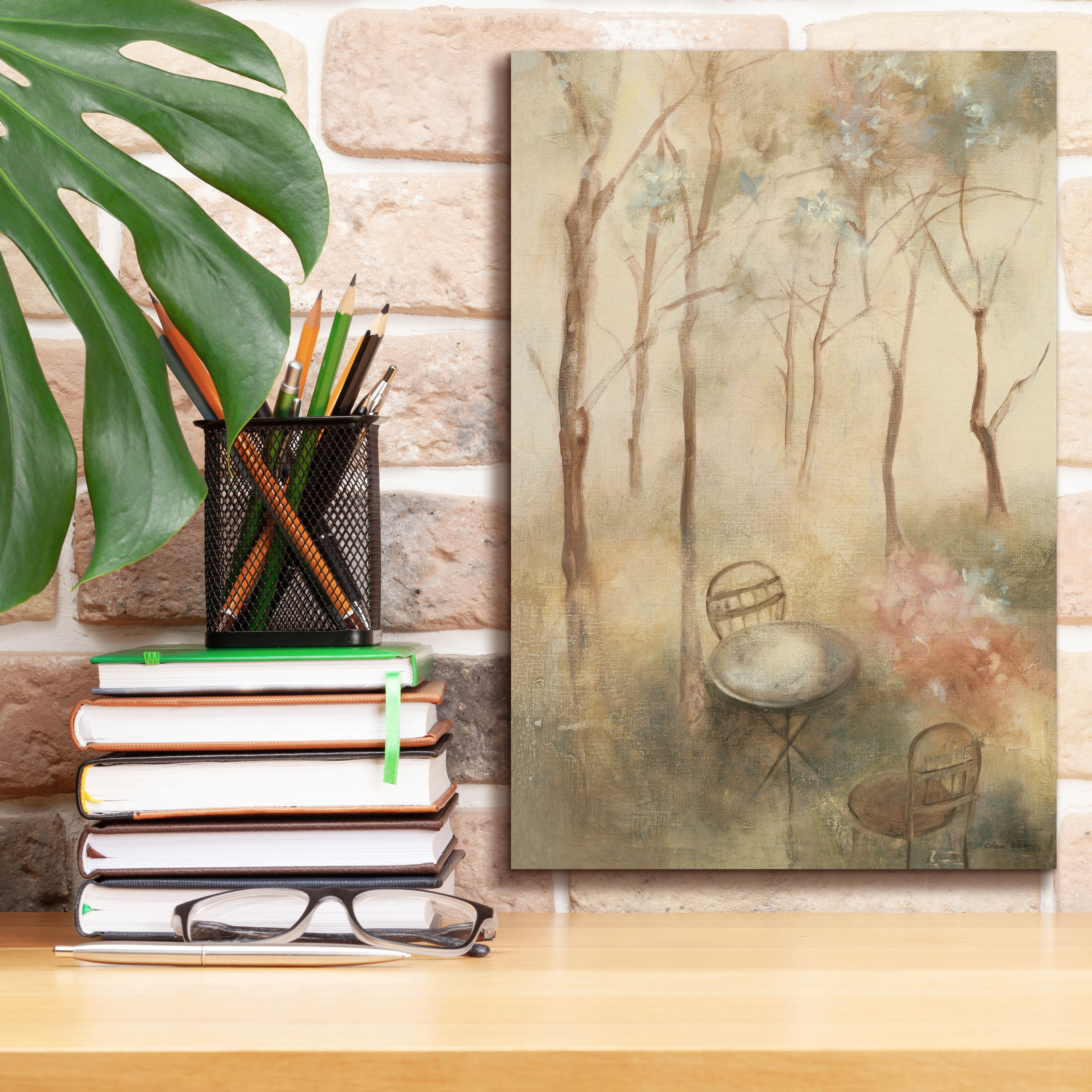 Red Barrel Studio® Epic Graffiti 'Table For Two Crop' by Cheri Blum ...