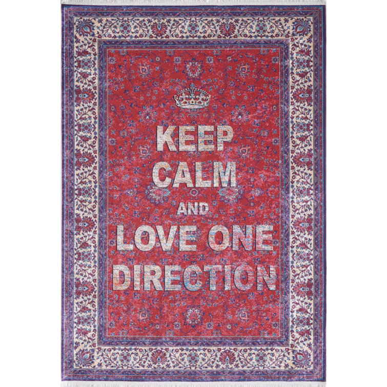 Hargun Runner Usso Medallion Machine Woven Red Area Rug | Wayfair.co.uk