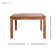 The Twillery Co.® Damascus Acacia Solid Wood Dining Table & Reviews ...