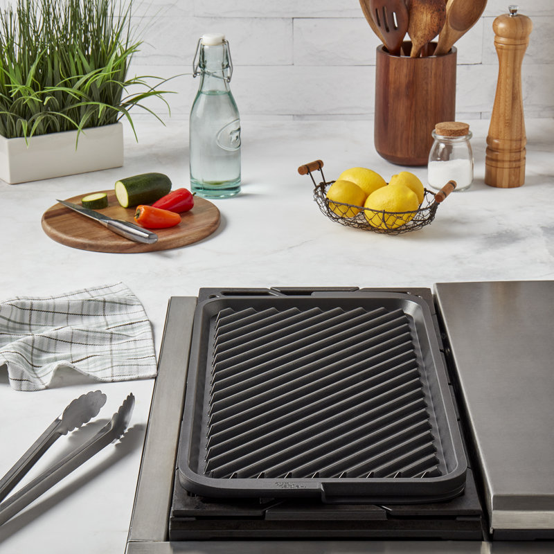 Denmark Tools for Cooks 19.5 x 10.75 in Reversible Non-Stick Aluminum ...