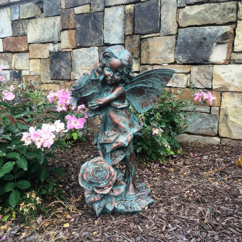 HomeStyles Suffolk Fairy Lillian Rose Garden Statue & Reviews | Wayfair