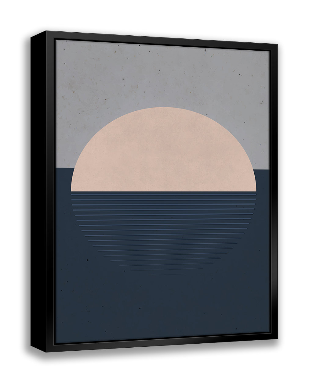ATX Art Group LLC Minimal Vibes 2 - Floater Frame Print on Canvas | Wayfair