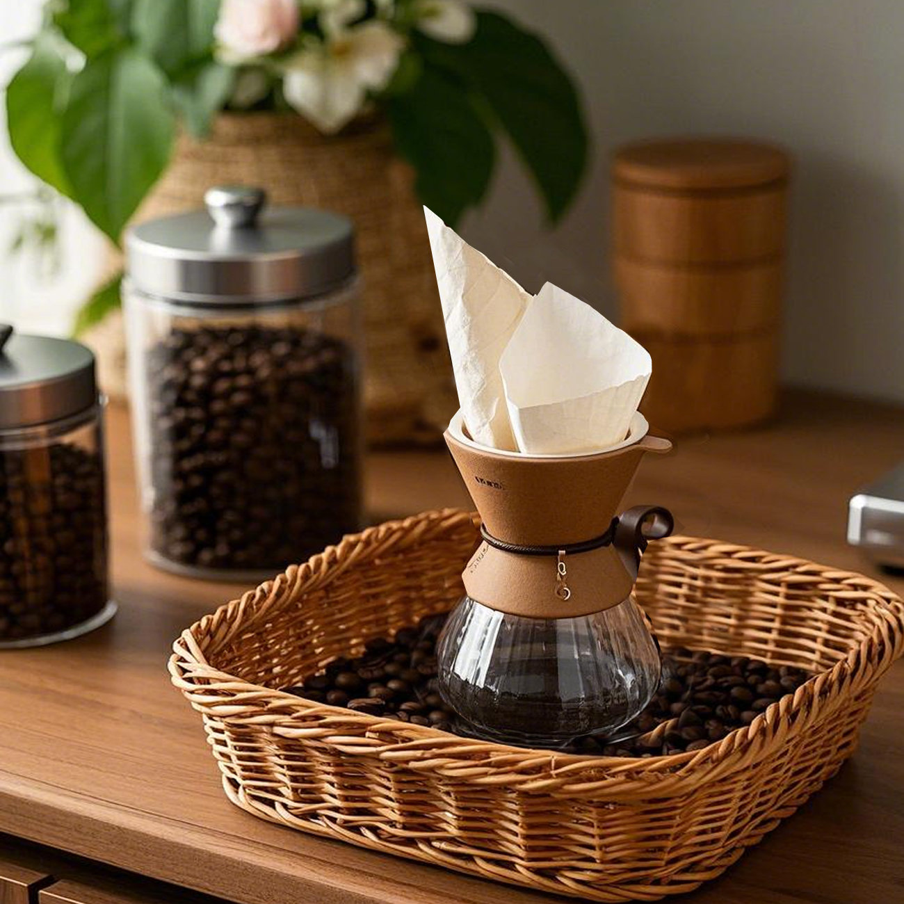 Bay Isle Home™ 1PC Poly Bread Baskets, Handmade Pantry Organizer, Tabletop Food Serving Baskets ...