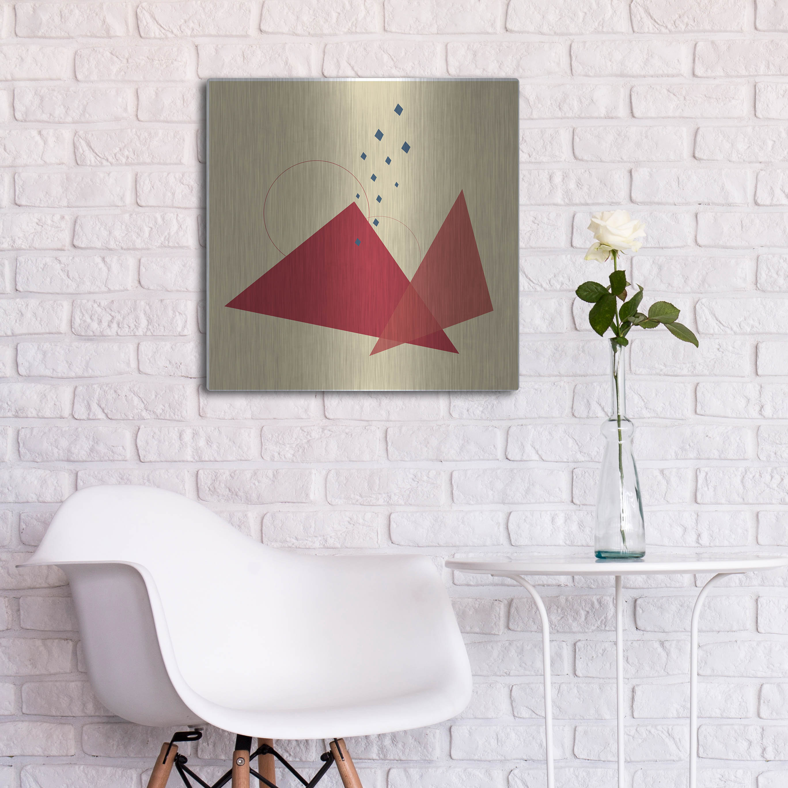 Brayden Studio Geometric Shapes-Meteor Shower In The Mountains' by ...