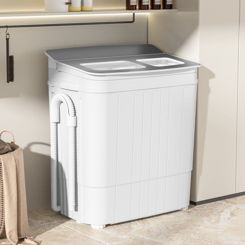 SUNCROWN 4.6 Cubic Feet cu. ft. Portable Washer & Dryer Combo with ...