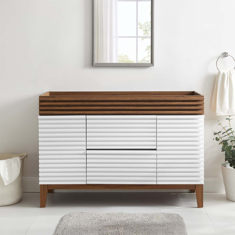 Modway Render 48" Single Bathroom Vanity Base Only & Reviews | Wayfair