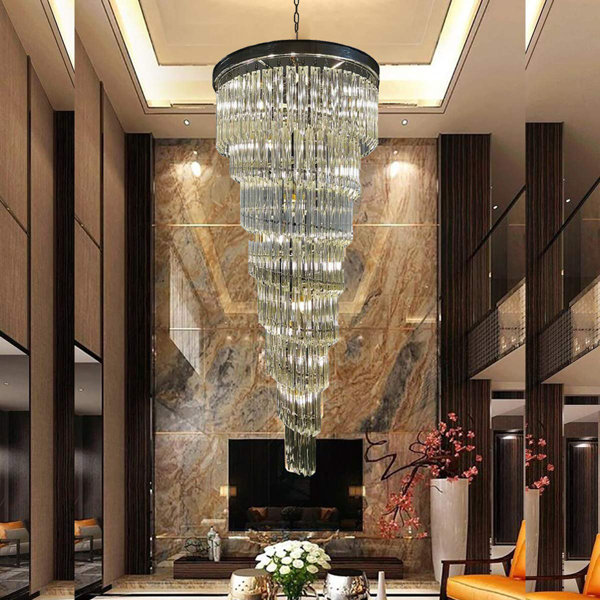 Rosdorf Park Elio 15-Light Crystal LED Chandelier | Wayfair.co.uk