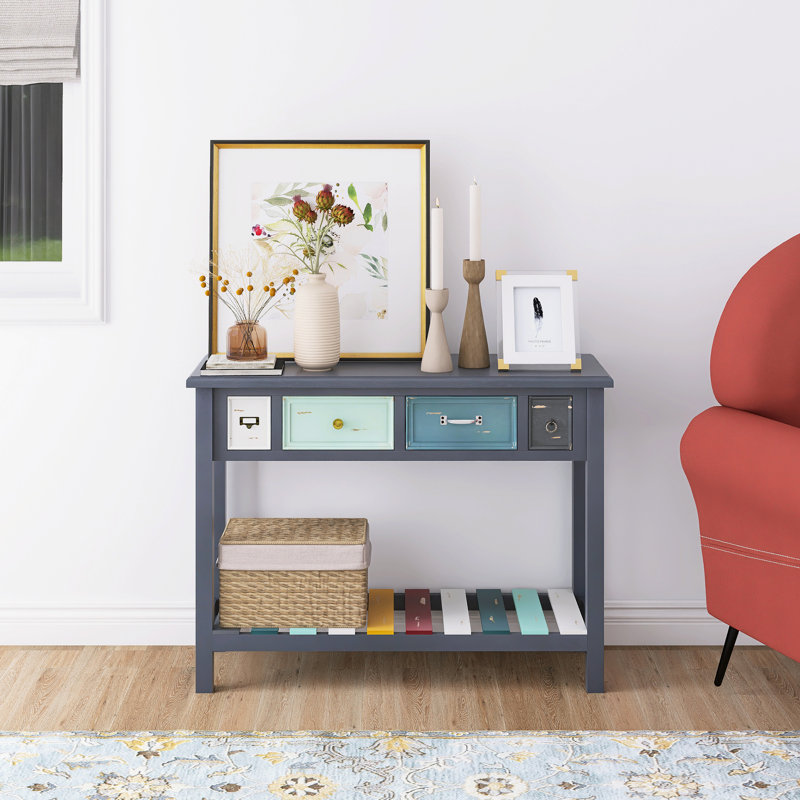 Breakwater Bay 40" Console Table With 4 Drawers | Wayfair