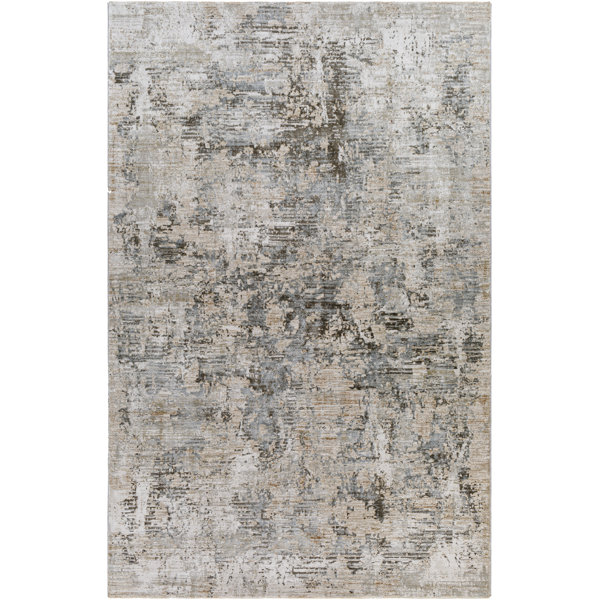 Trent Austin Design® Avia Abstract Gray, Gray Slate Area Rug | Wayfair