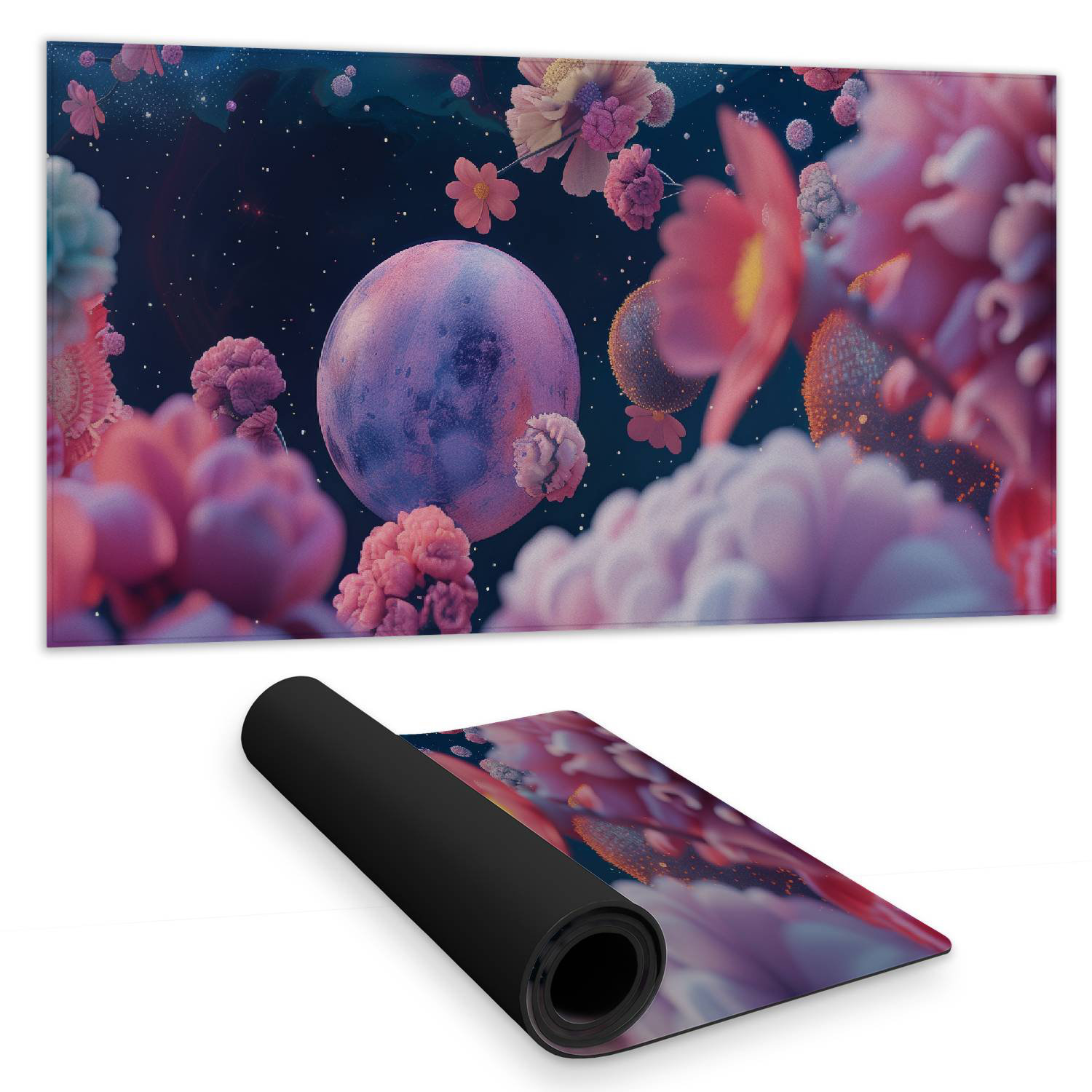 East Urban Home Pink void - 15.75"x31.50" Desk mat | Wayfair