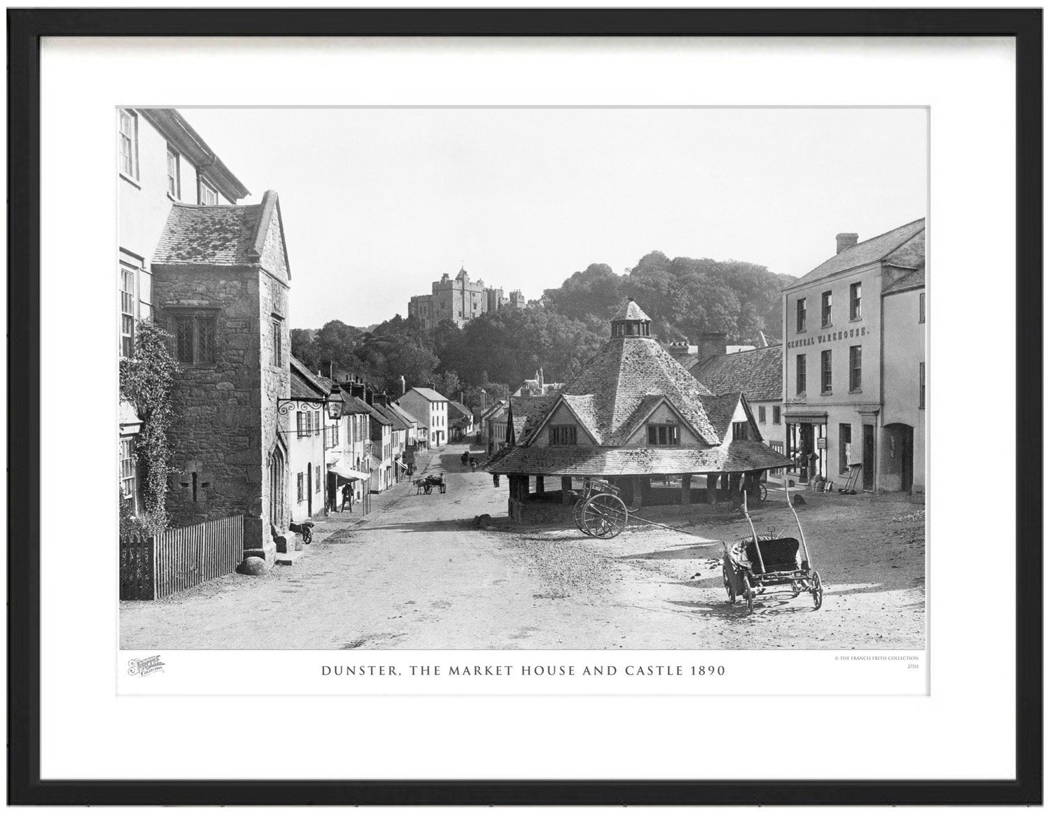 The Francis Frith Collection 'Dunster, the Market House and Castle 1890 ...