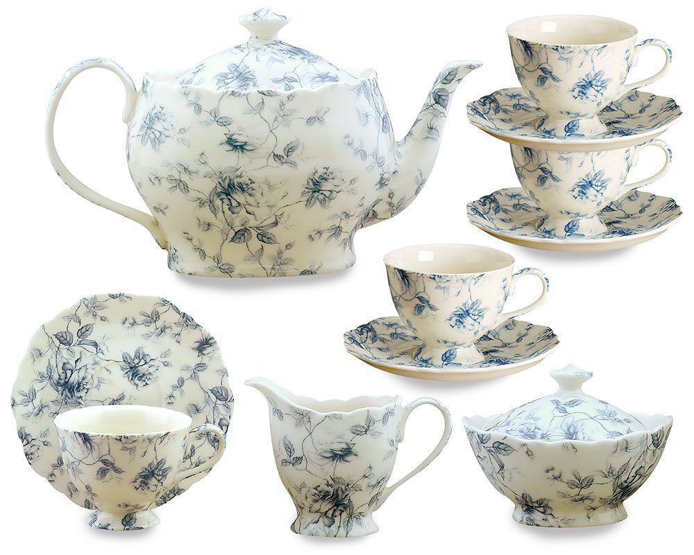 Grace's Tea Ware 11 Piece Porcelain China Tea Set & Reviews | Wayfair