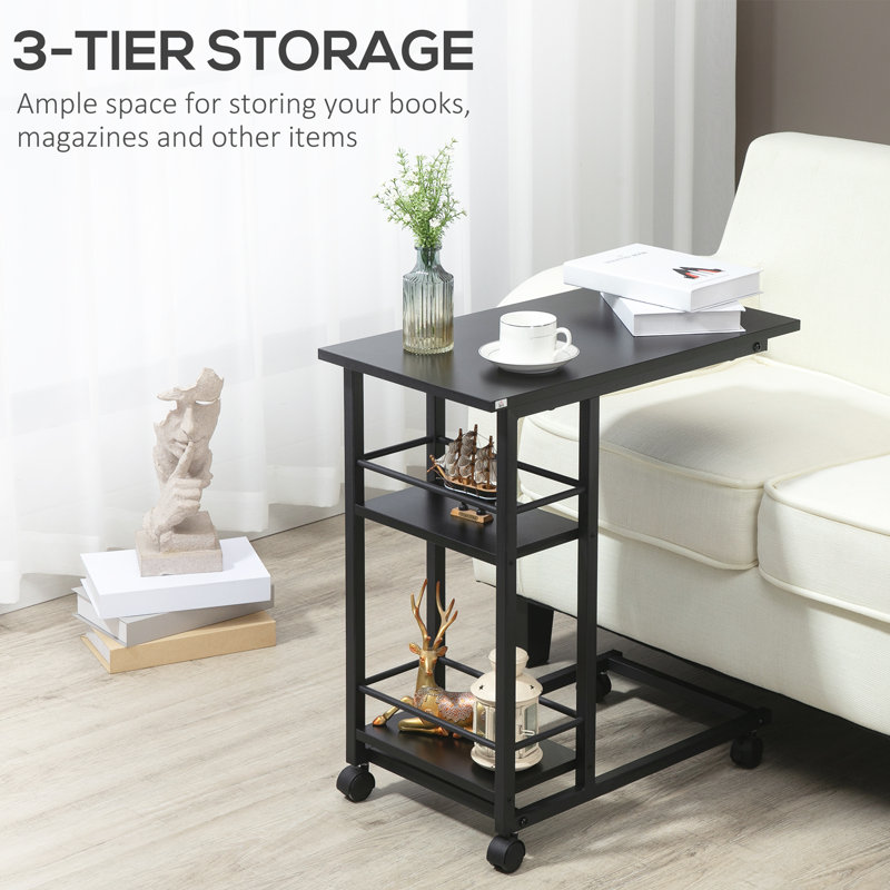 17 Stories Treylen Wheel End Table with Storage & Reviews | Wayfair