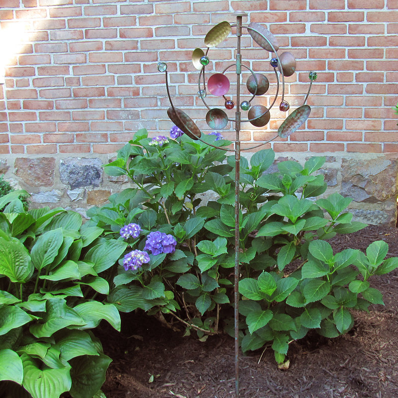 Winston Porter Hooper Metal Cosmic Spinner Wind Dance Windmill ...