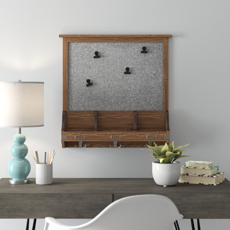 Laurel Foundry Modern Farmhouse Magnetic Metal Bulletin Board & Reviews ...