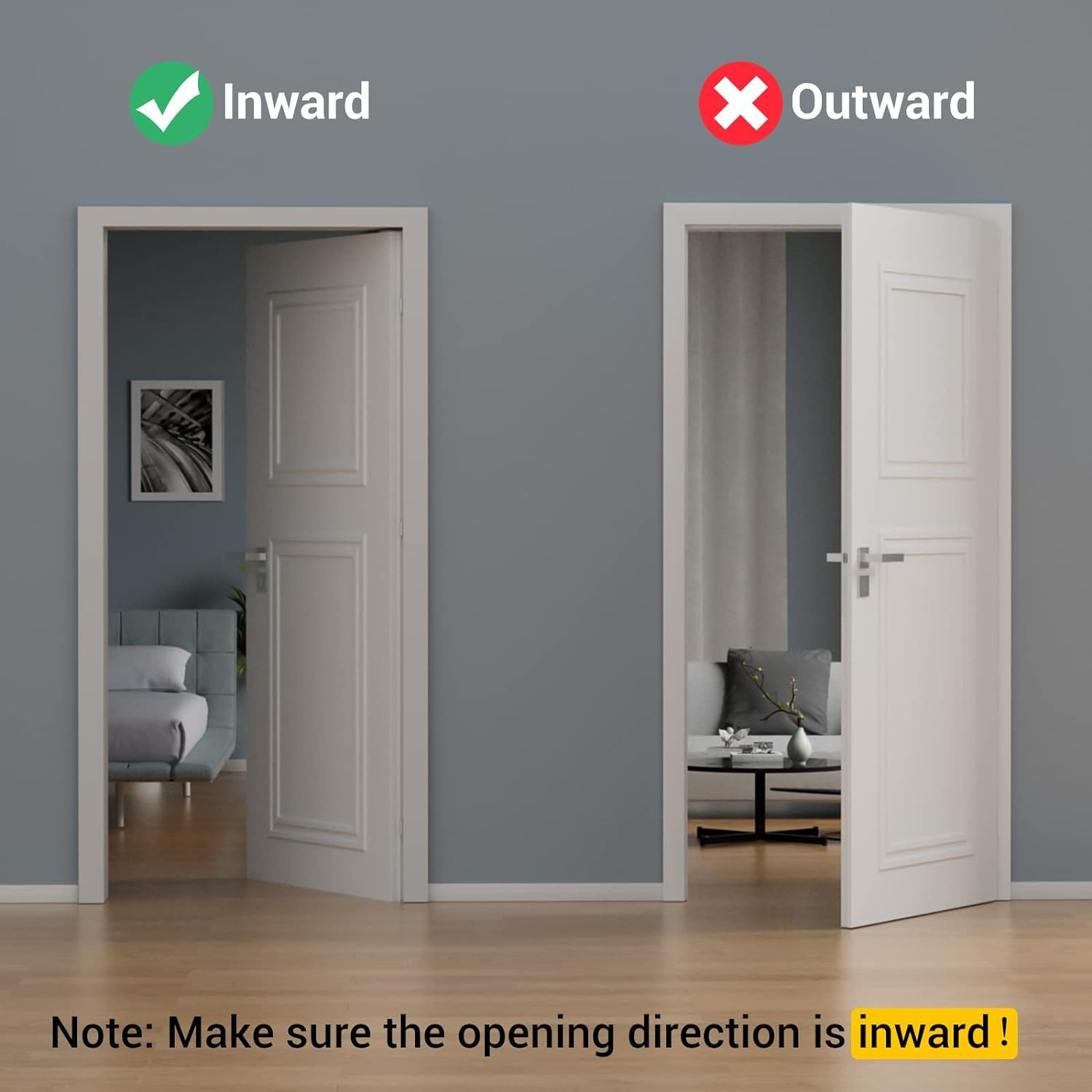 Ebern Designs Mauldon Over Door Hook Hanger, Adjustable Over The Door ...