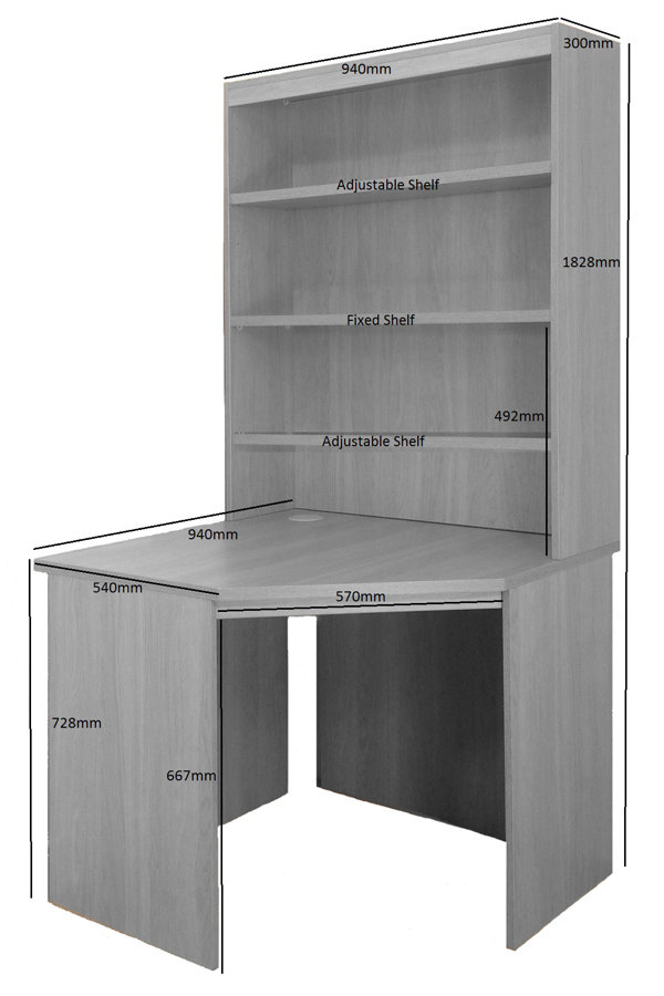 Ebern Designs Fiona Corner Computer Desk & Reviews | Wayfair.co.uk