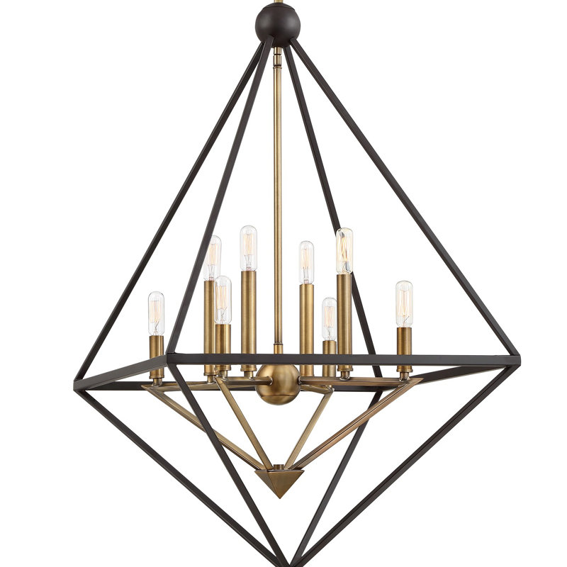 Wrought Studio™ Rosann 8 - Light Unique / Statement Geometric ...