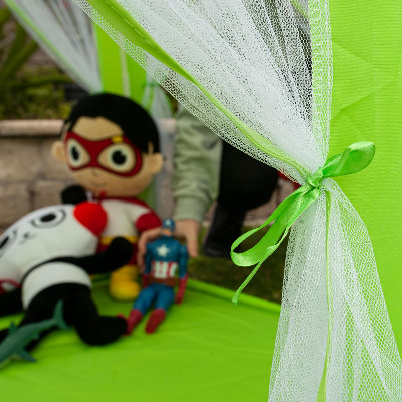 Toynk 1'5" x 0'3" Indoor Fabric Pop-Up Play Tent with Carrying Bag ...