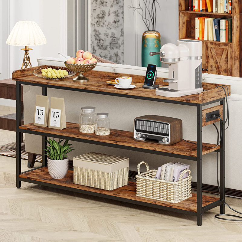 17 Stories Console Table with Power Outlets & Reviews | Wayfair