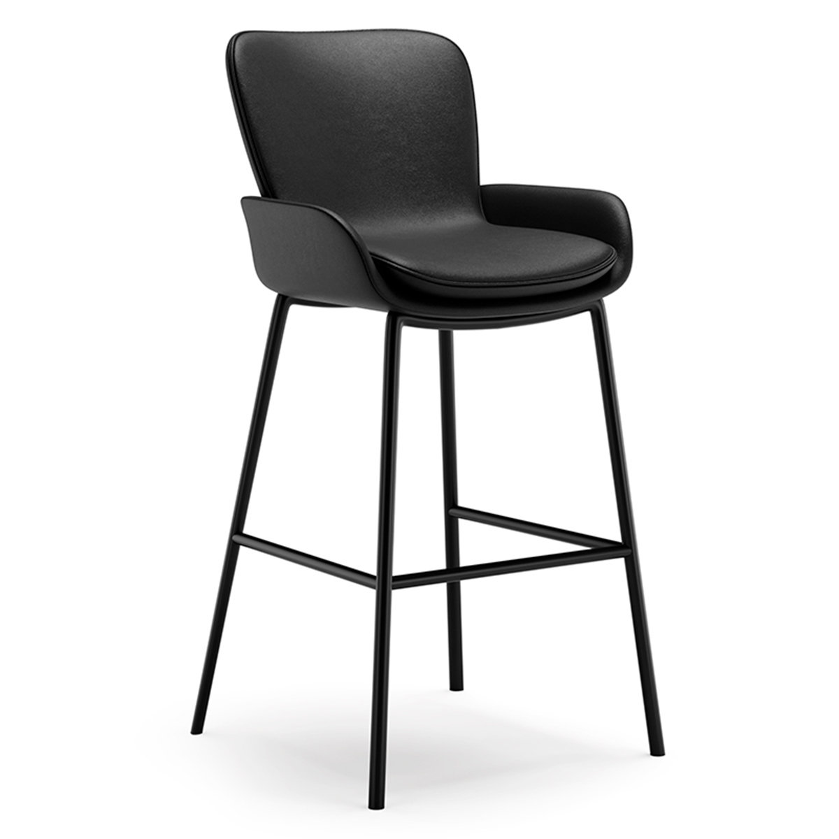 Rite Treasure 42.52" Beige Trapezoidal Metal Bar Stools - Wayfair Canada