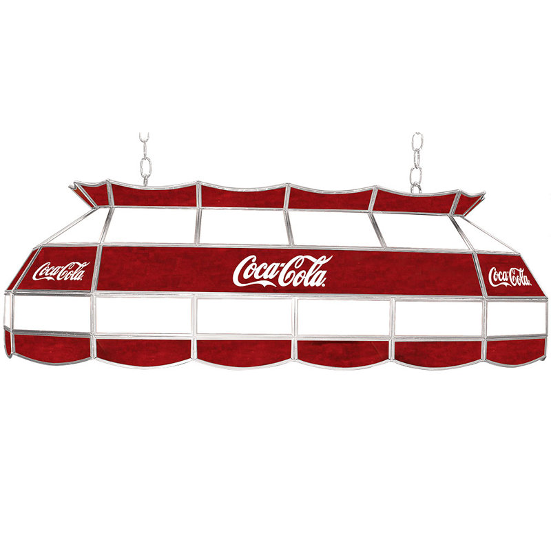 Trademark Global Coca Cola Brazil Pool Table Lights Linear Pendant ...