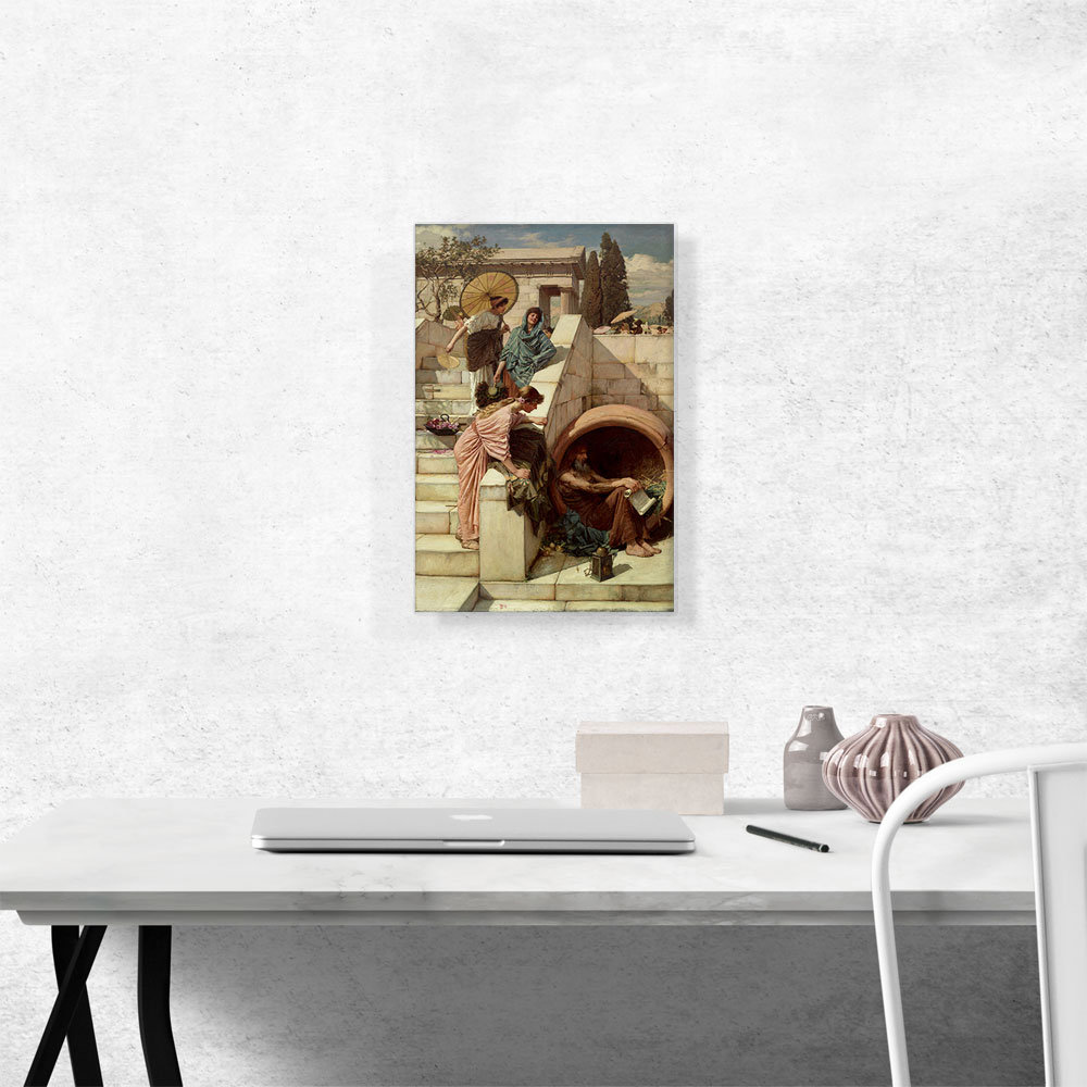 ARTCANVAS Diogenes 1882 Canvas Art Print By John William Waterhouse ...