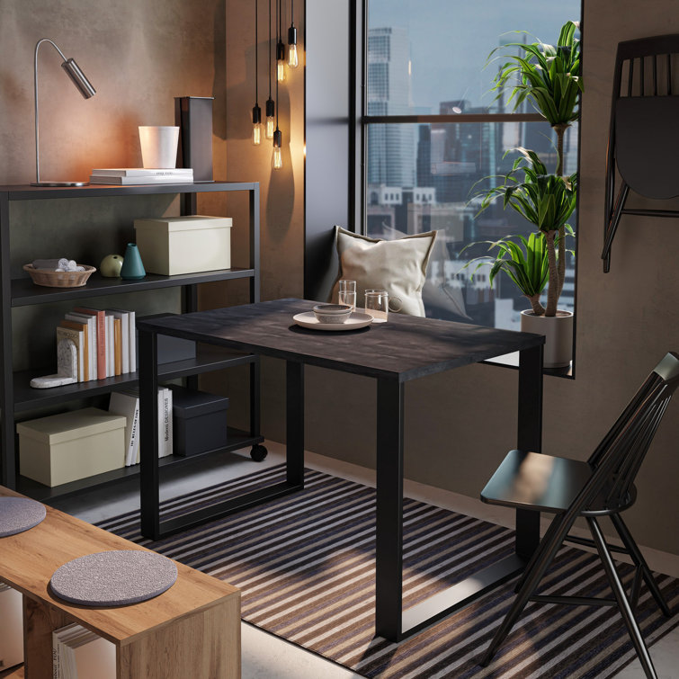 17 Stories Keylli Metal Base Dining Table | Wayfair.co.uk