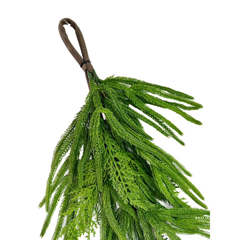 The Holiday Aisle® Natural Touch Norfolk Pine Artificial Evergreen ...
