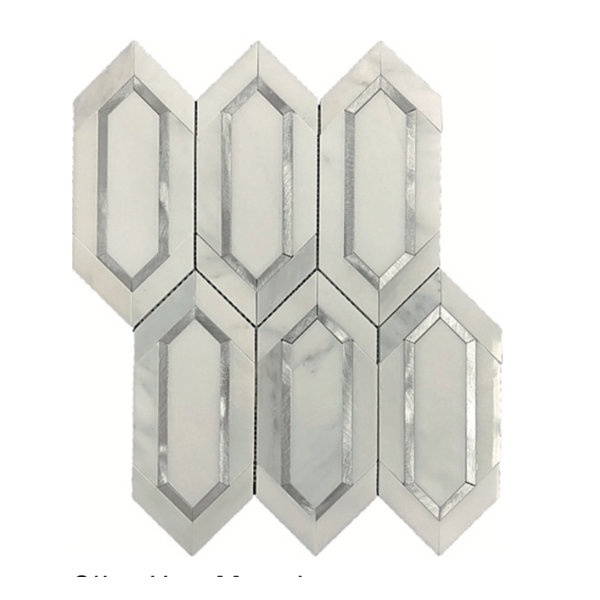 Belluno Designs Cora 1.5" x 6" Honeycomb Mosaic Wall Tile & Reviews ...