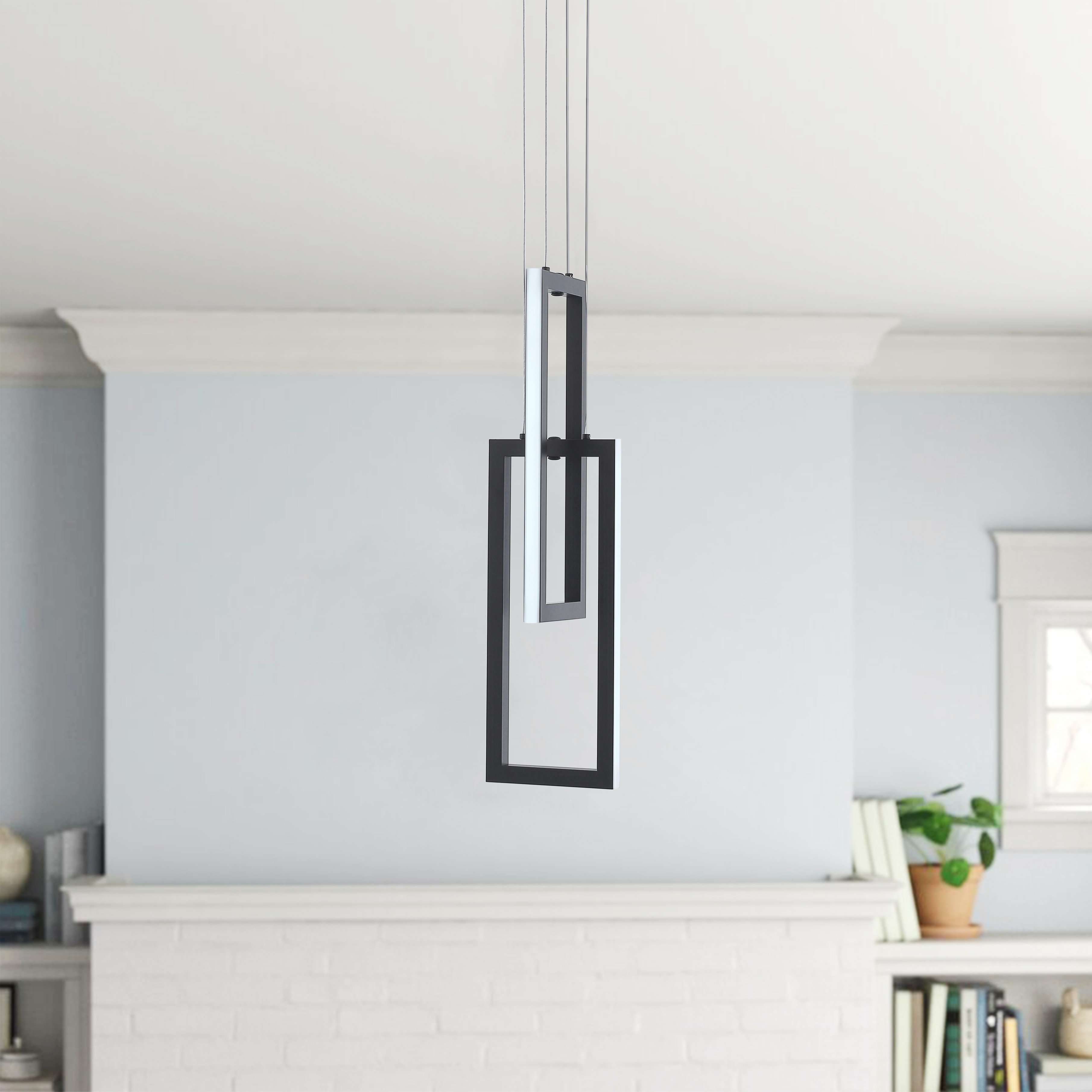 Willa Arlo™ Interiors Marazi 2-Light Rectangles LED Pendant Light ...