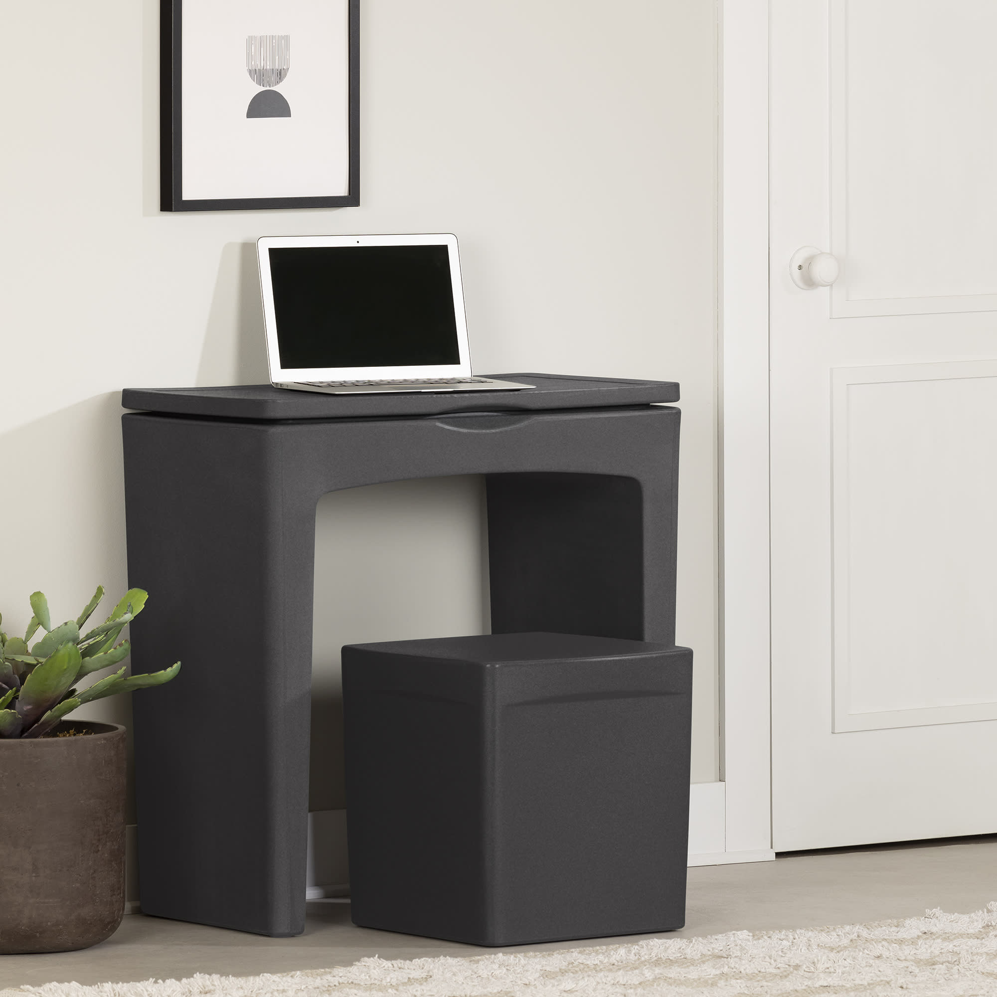 South Shore Dalya Indoor/Outdoor Desk with Bench | Wayfair