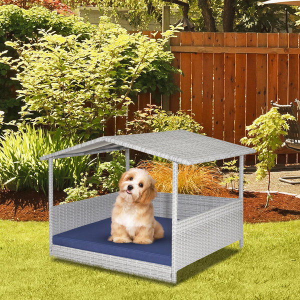Tucker Murphy Pet™ Dreydon Gray Dog House | Wayfair