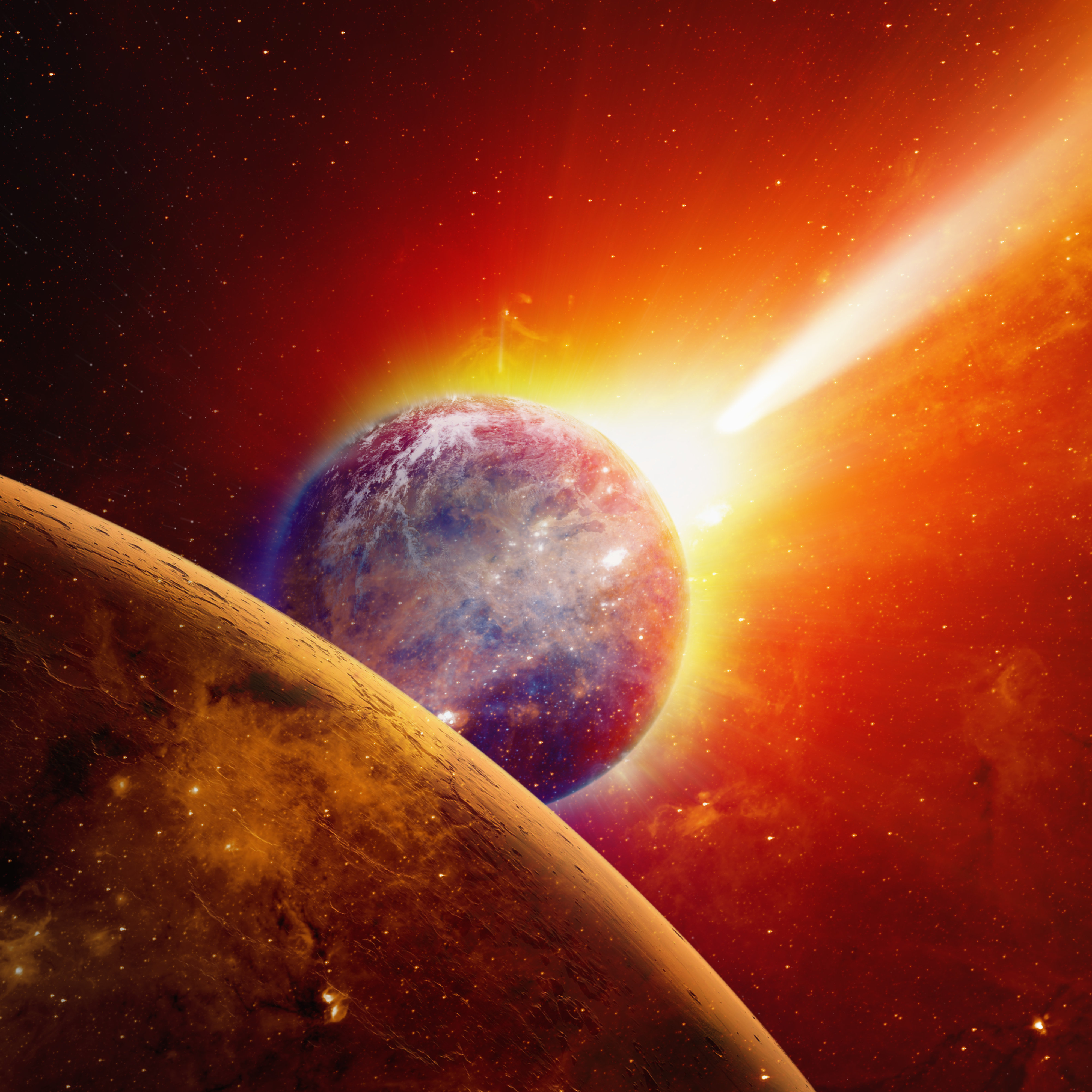 Ebern Designs Earth And Mars - Wayfair Canada