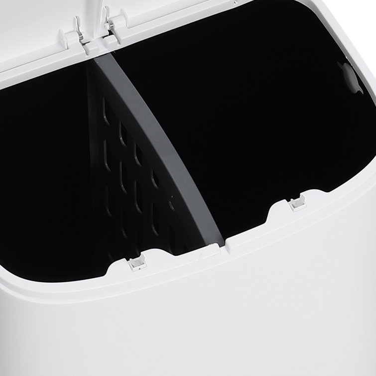 Rebrilliant Ammon 48L Plastic Step On Multi-Compartments Rubbish ...