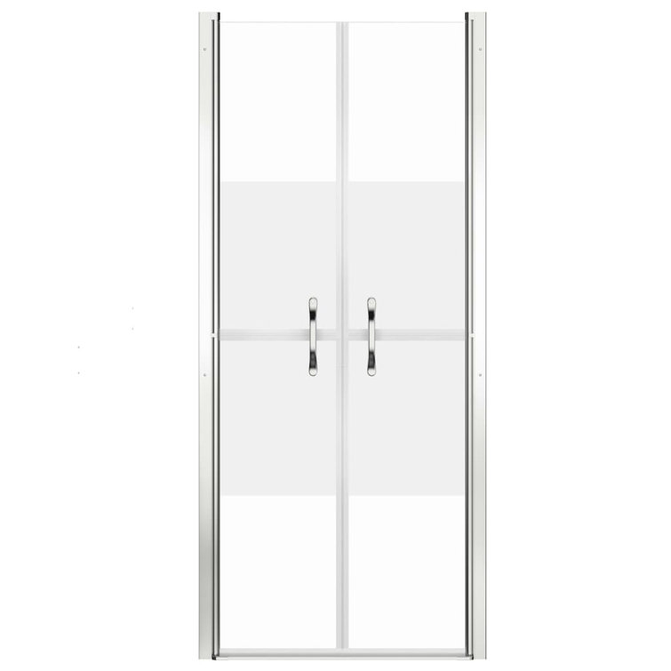 VidaXL 28.7" W x 74.8" H Shower Door | Wayfair