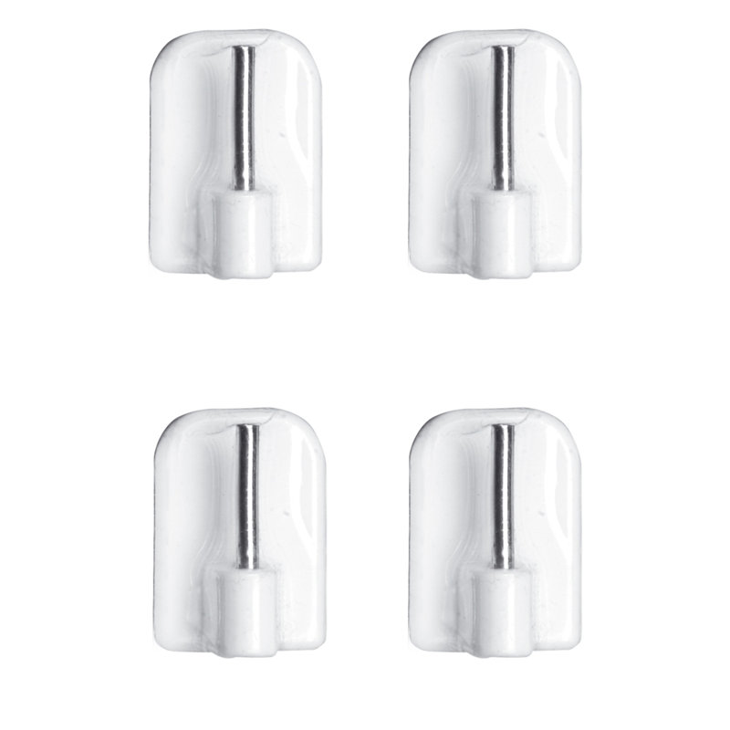 Evideco Café Rod Self Adhesive Hooks Sash Curtain Hardware Accessory ...