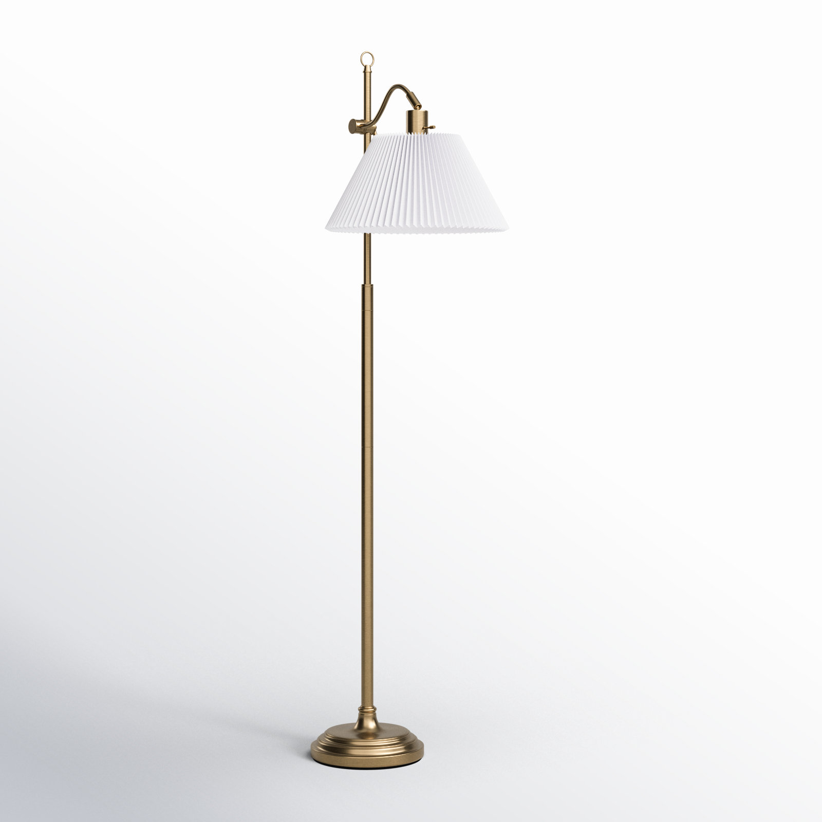 Birch Lane™ Swanmore 64.75'' Brass Task/Reading Floor Lamp & Reviews ...
