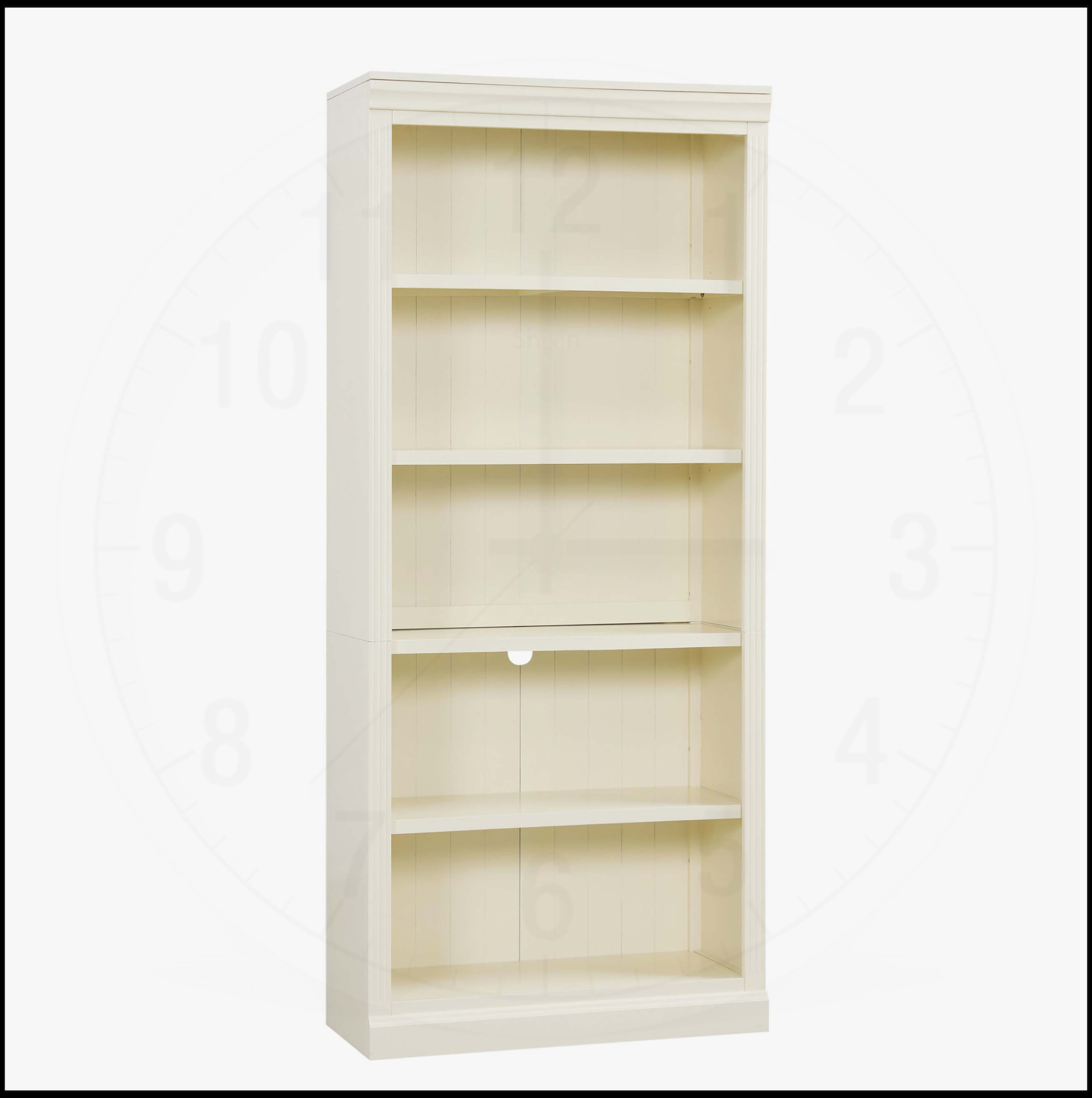 Brayden Studio® Stylish 83-Inch Tall Wood Bookcase Suite with LED Light ...