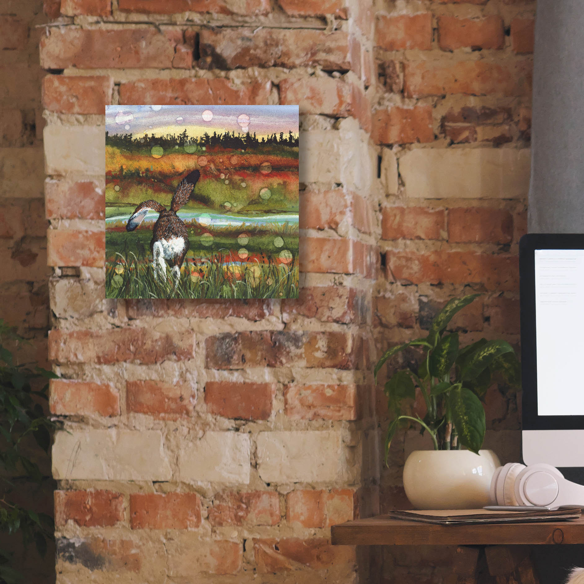 August Grove® Lolloping' by Maggie Vandewalle, Canvas Wall Art | Wayfair