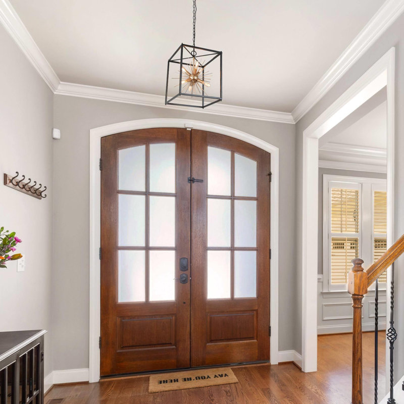 Everly Quinn Devrick 6- Light Square/Rectangle Pedant Light | Wayfair