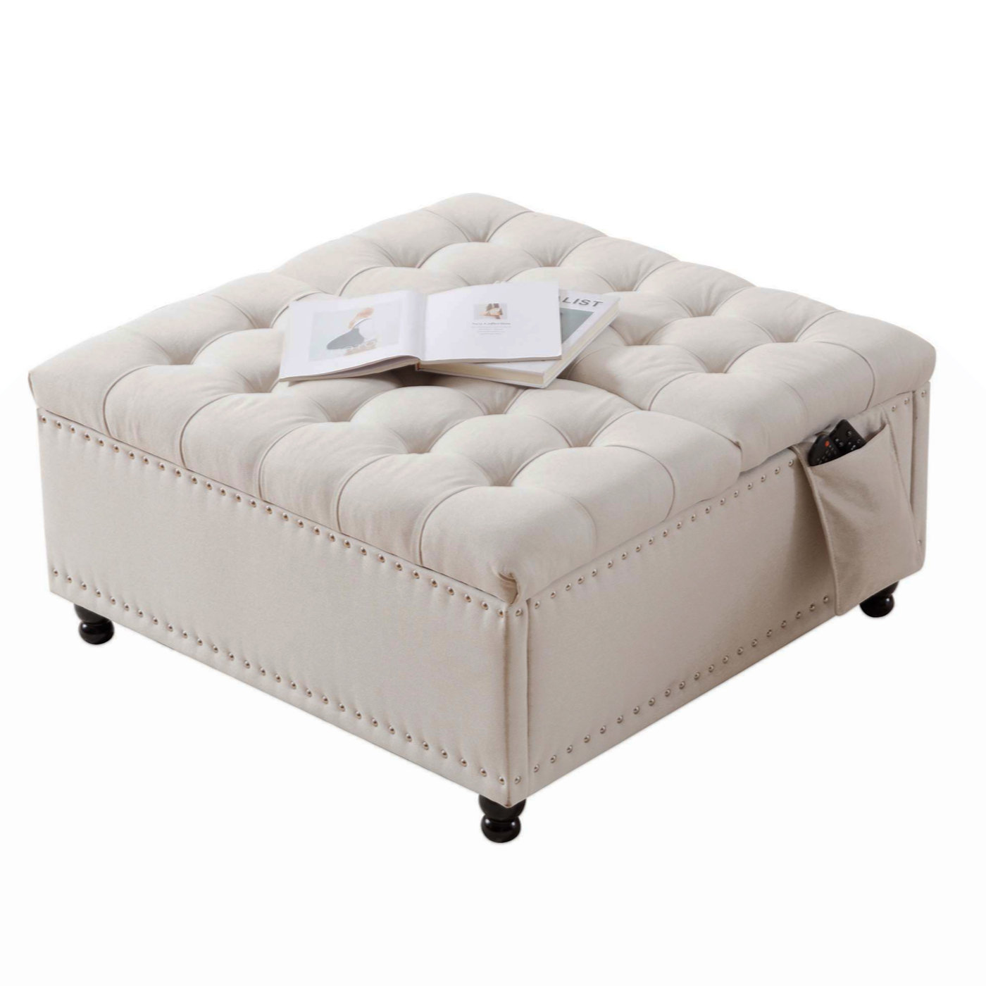 Alcott Hill® 35 Inch Extra Large Storage Ottoman Coffee Table With Lift ...