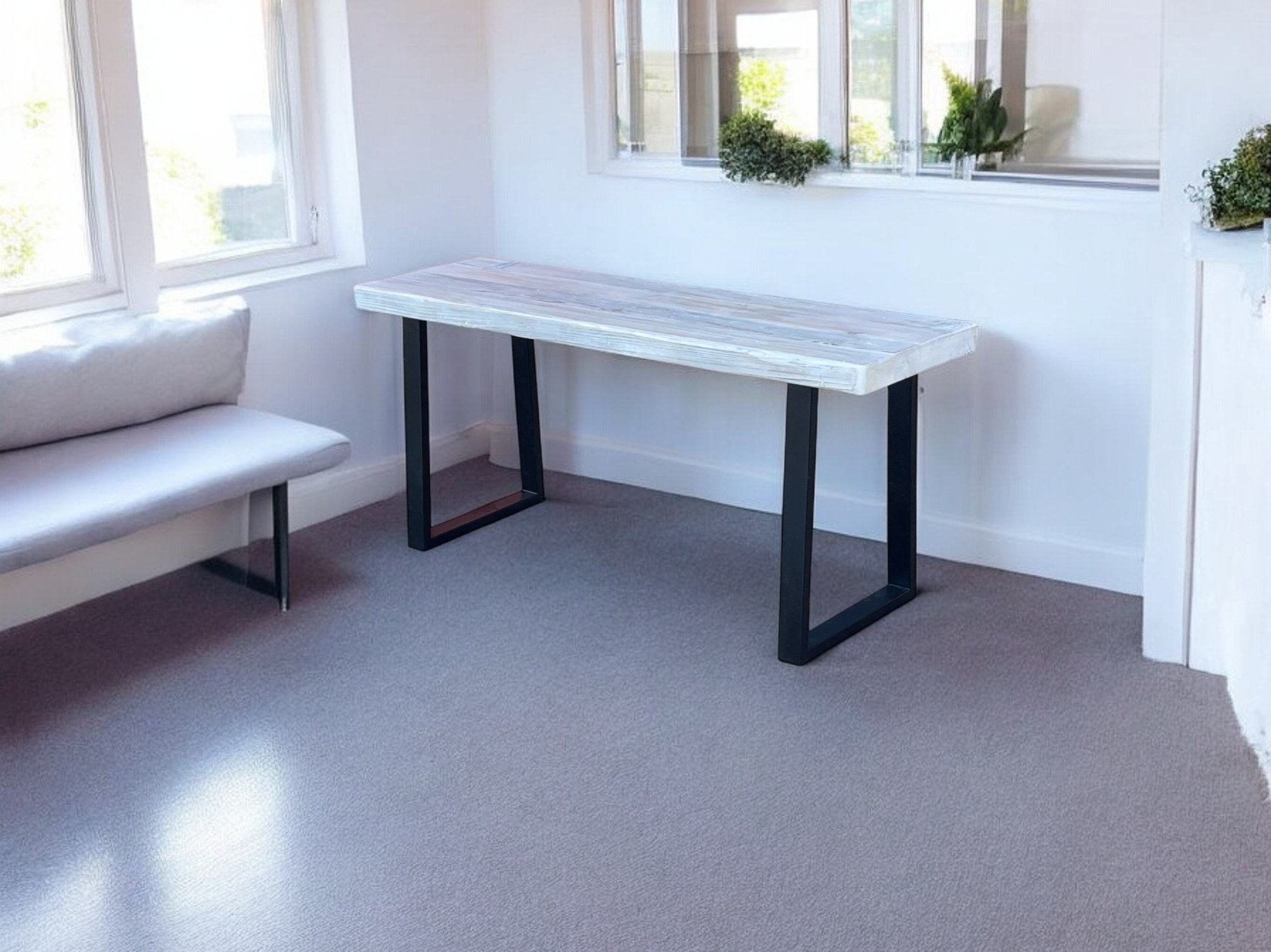 Heirloum Timberland Trapezoid Bench - Wayfair Canada