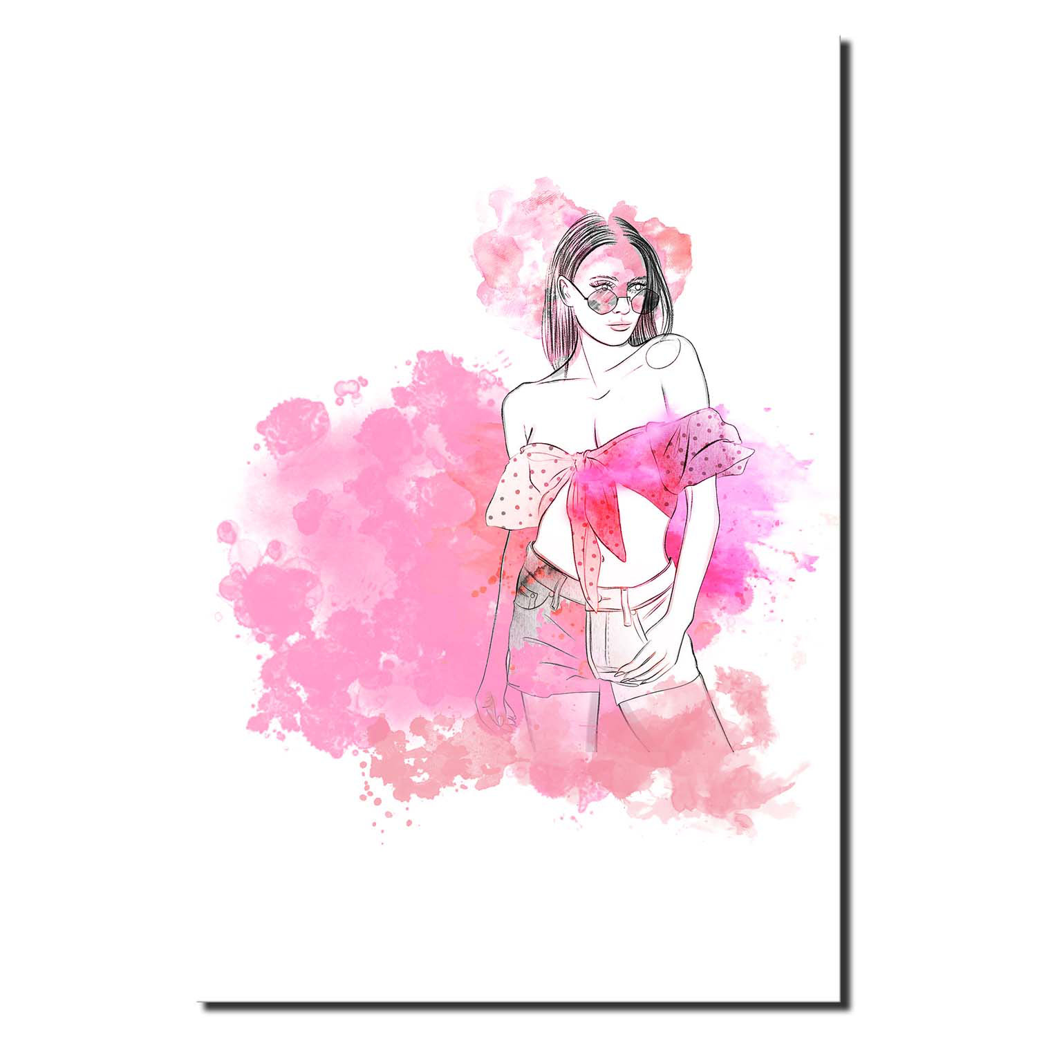 Mercer41 Fashion Diva - Painting Print on Canvas | Wayfair