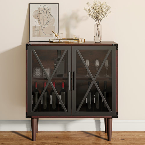 17 Stories Iriska 30'' Bar Cabinet & Reviews | Wayfair