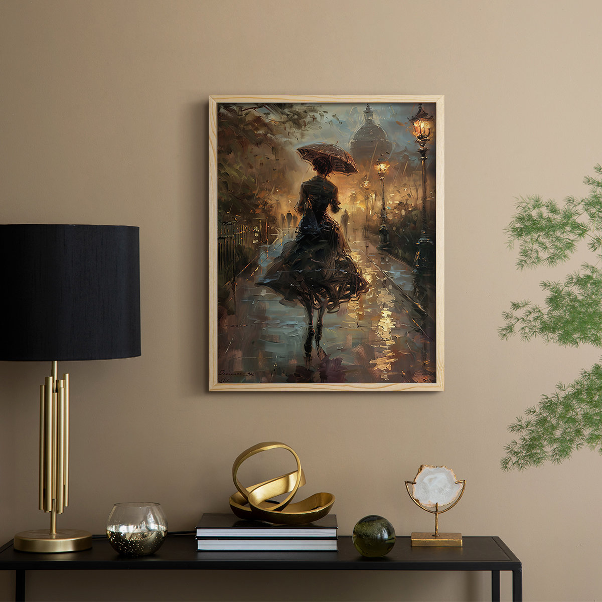 Charlton Home® WOMEN Series DCLXVII Framed Print - Solid Wood | Wayfair