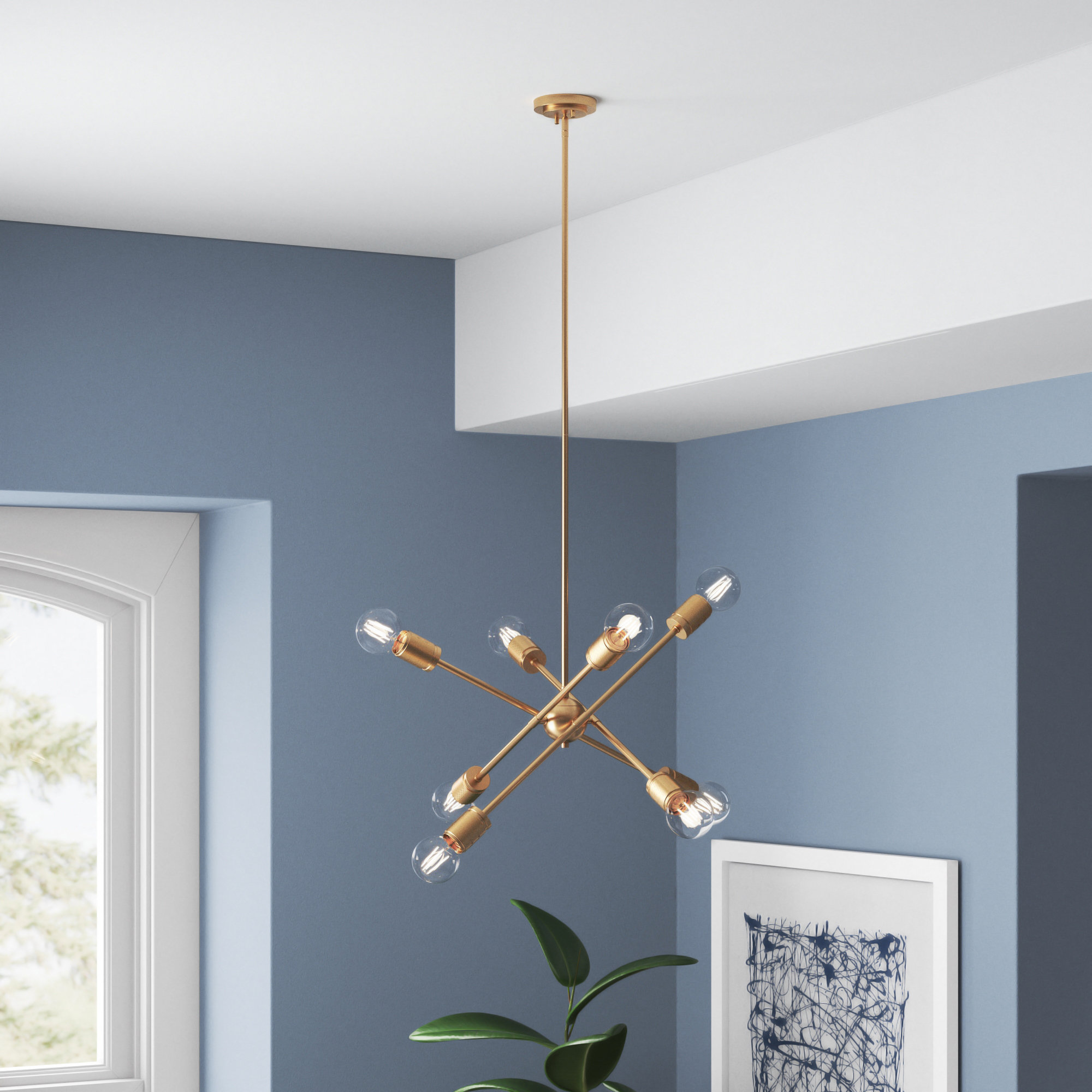 George Oliver Azaleah 8 - Light Sputnik Sphere Chandelier - Wayfair Canada