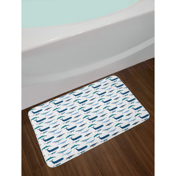 East Urban Home Ambesonne Whale Bath Mat by, Different Types of ...